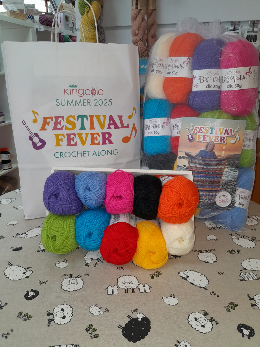 King Cole Festival Fever Kit - Big Value DK 50g – Dartmoor Yarn